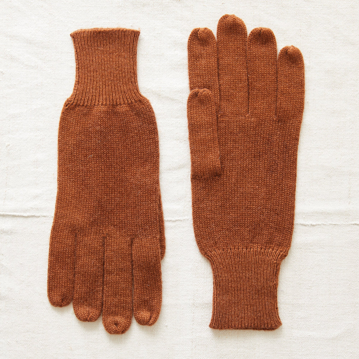 Orange wool gloves store